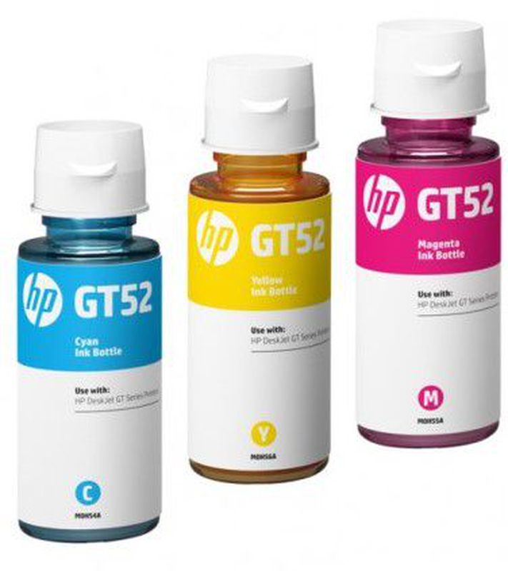 Tinta HP GT52 Color - Biru Muda
