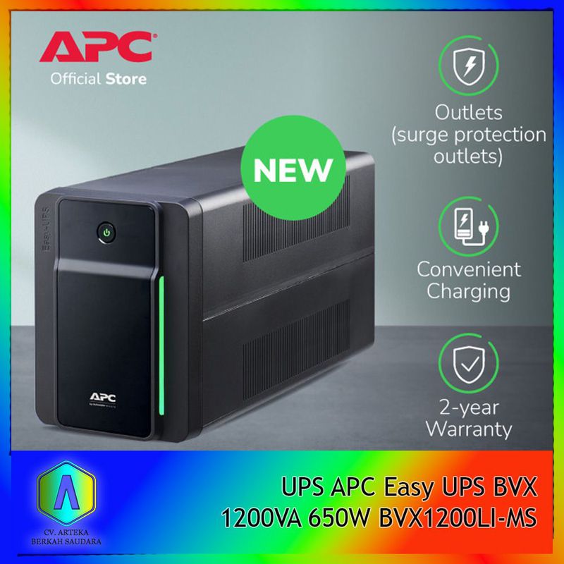 UPS APC Easy UPS BVX 1200VA 650W BVX1200LI-MS
