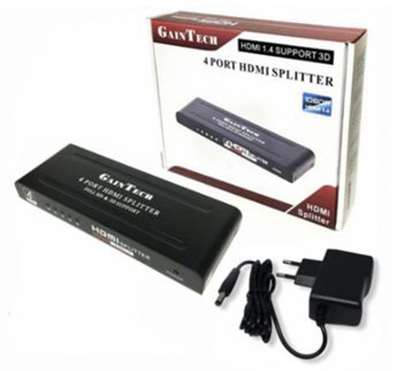 GAINTECH HDMI VIDEO WALL SPLICER 2x2 4 Port