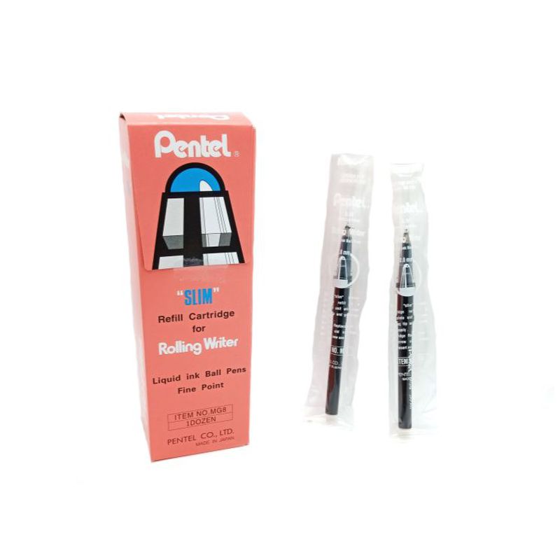 ISI PULPEN PENTEL SLIM BLACK