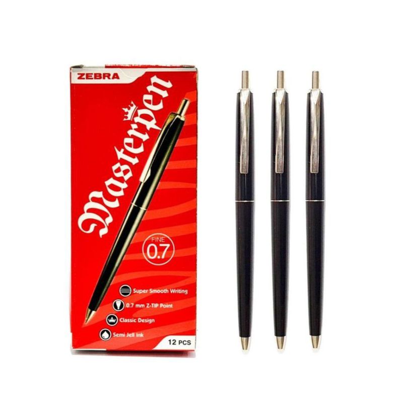 PULPEN ZEBRA MASTERPEN - HITAM