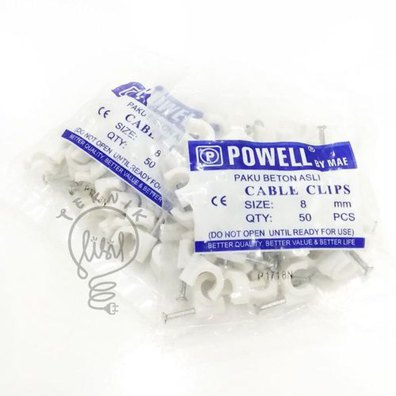 Paku Clamp 8mm (shadel) Beton