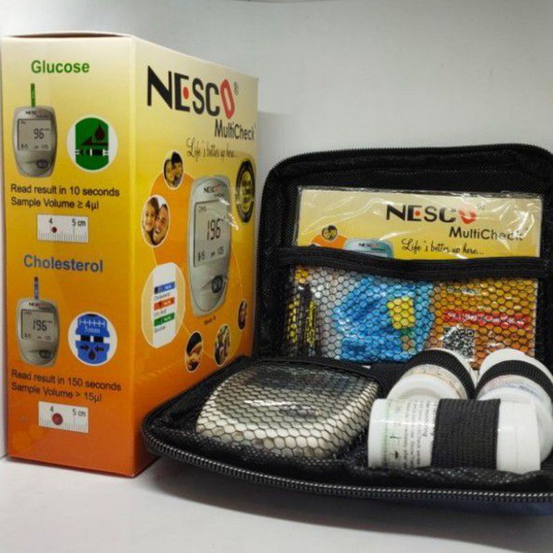 Alat NESCO GCU 3 in 1 + Bonus Stick, Pen dan Lancet