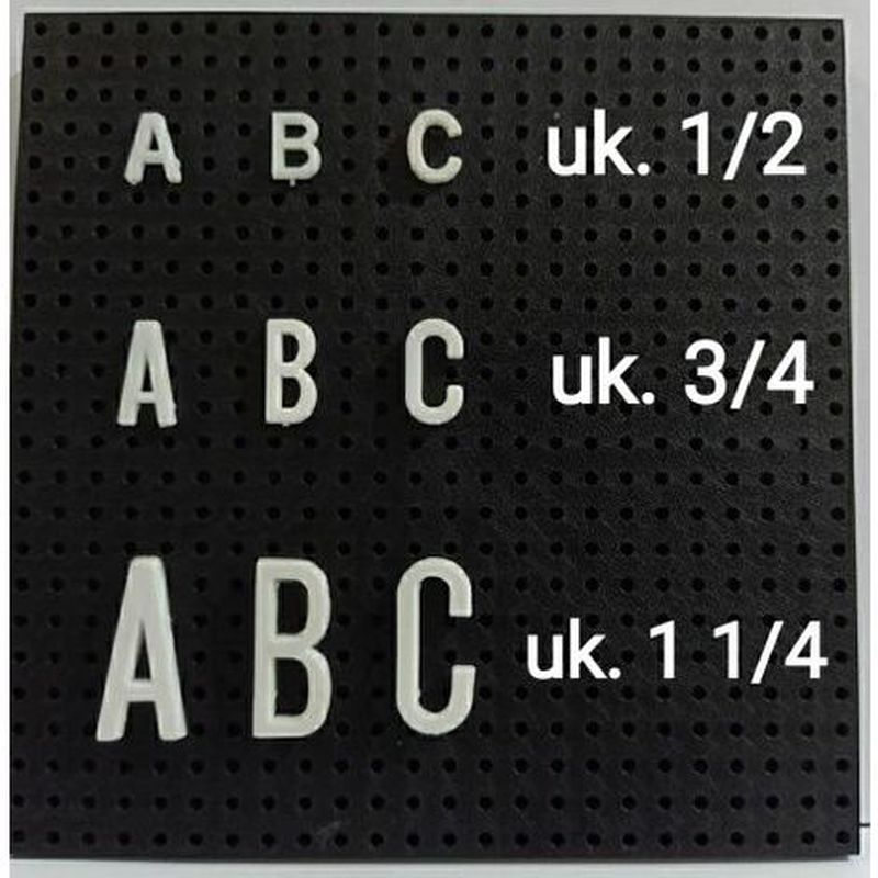 Hurup Untuk Struktur Organisasi / Hurup Plastik Movitex