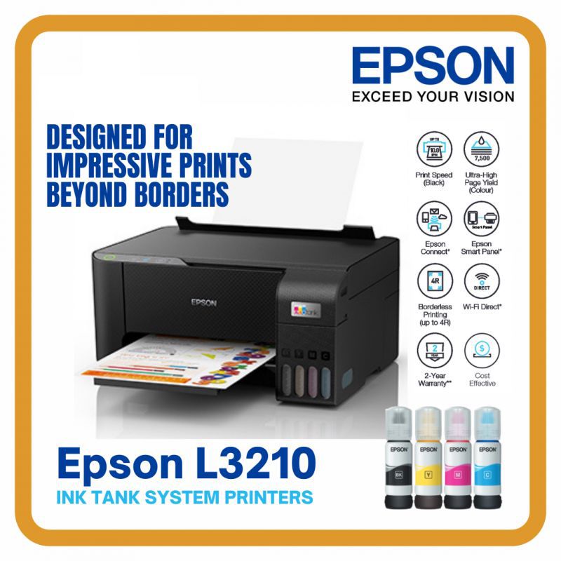 Printer Epson L3210 Print Scan Copy
