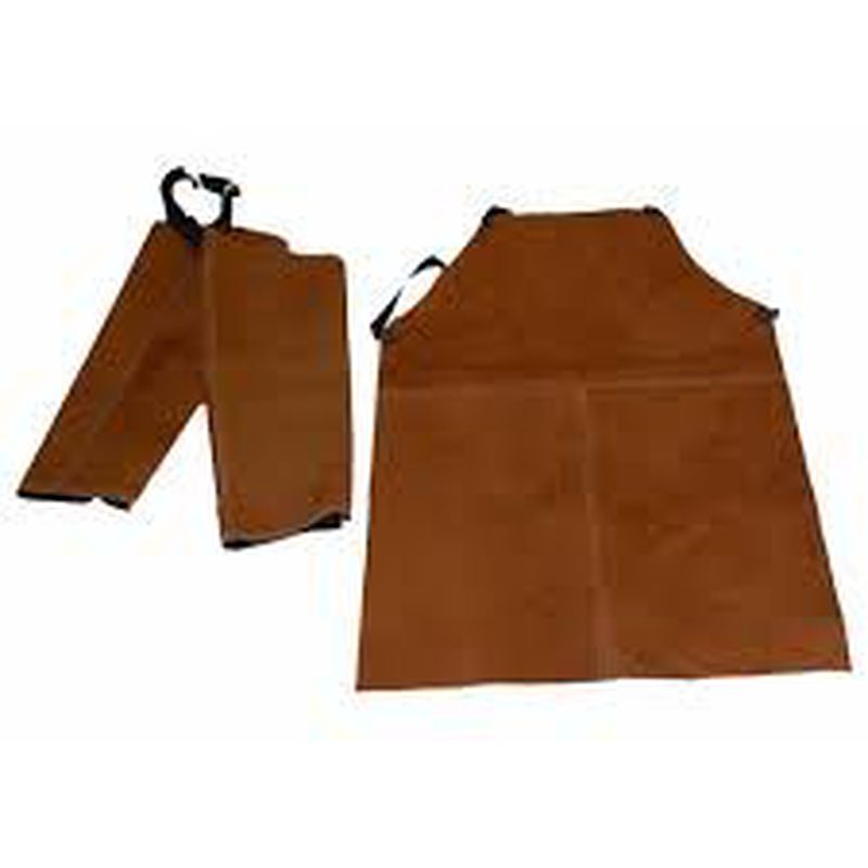 Apron Dada Lengan, Apron Las Kulit