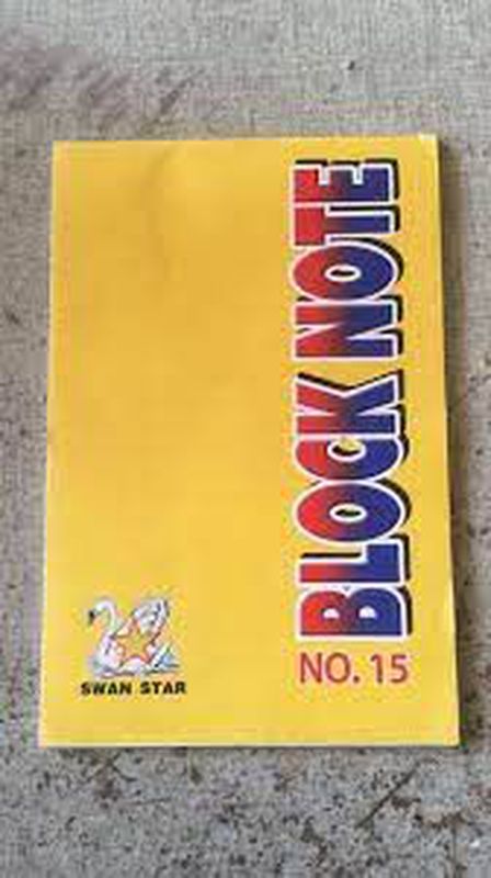 BLOCK NOTE TIPIS MERK SWAN