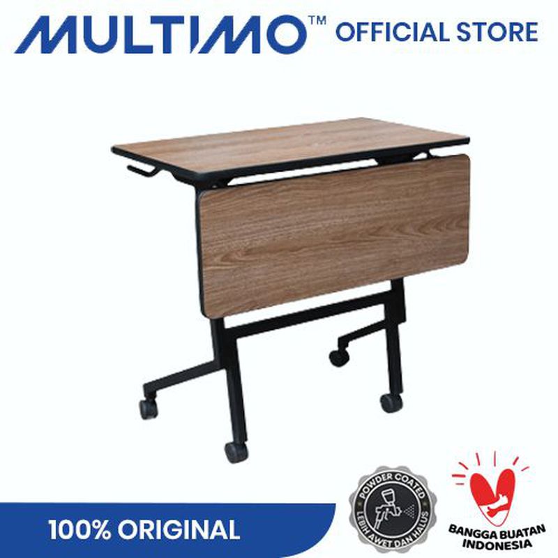 Meja Lipat Beroda Flexy 80x45 Tutup HPL