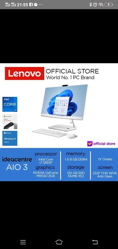 Komputer AIO Lenovo