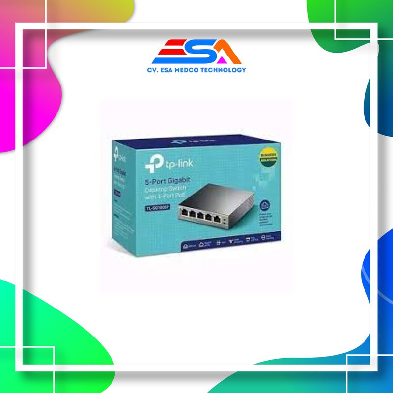 SWITCH HUB Tp-Link 5 port Gigabit POE TL-SG1005P