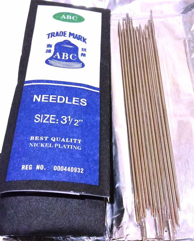 Jarum Jahit Sertifikat Ukuran 3 1/2 - Trade Mark ABC