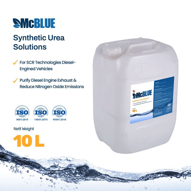 McBLUE AdBlue Synthetic Urea Solution for Diesel Engine SCR Technology - 10L