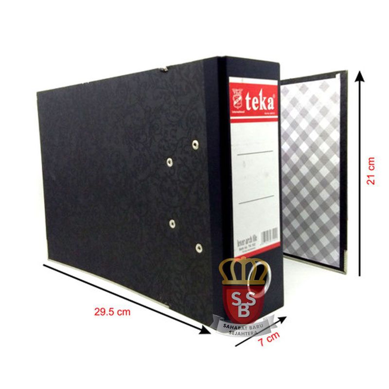 ORDNER FOLIO TEKA MERAH