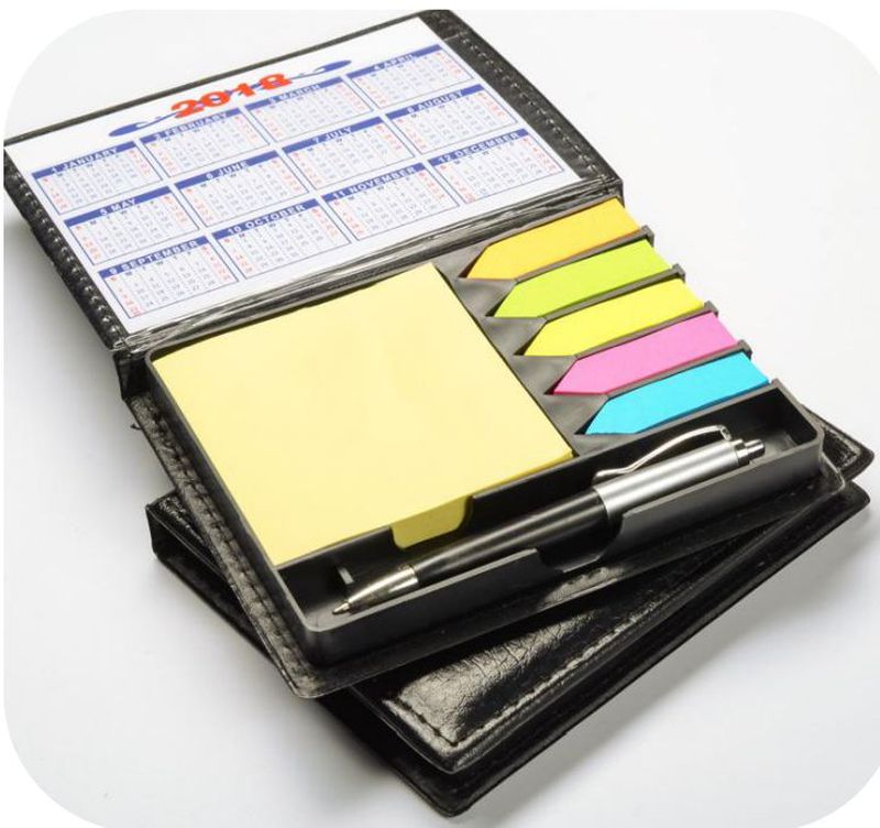MEMO LEATHER POST IT + PEN N-816