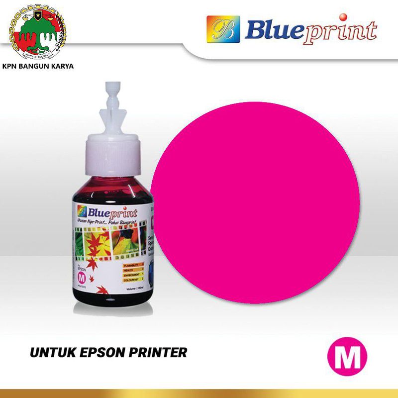 Tinta Epson BLUEPRINT For Printer Epson 100ml - Merah Magenta CP