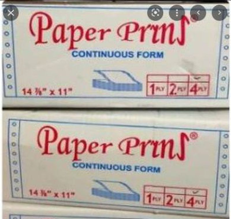 Kertas Continuous Form Paper Prins 14 7/8 x 11 " 4 Ply NCR