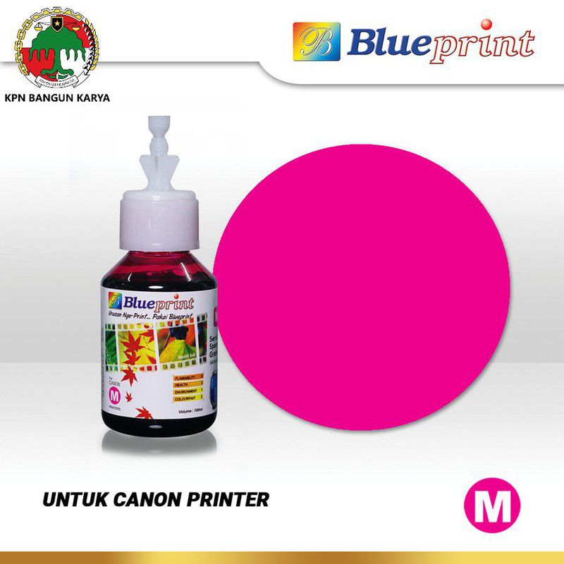Tinta Canon BLUEPRINT Refill For Printer Canon 100ml - Merah Magenta CP