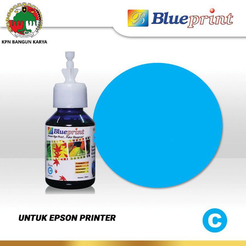 Tinta Epson BLUEPRINT For Printer Epson 100ml - Biru Cyan CP