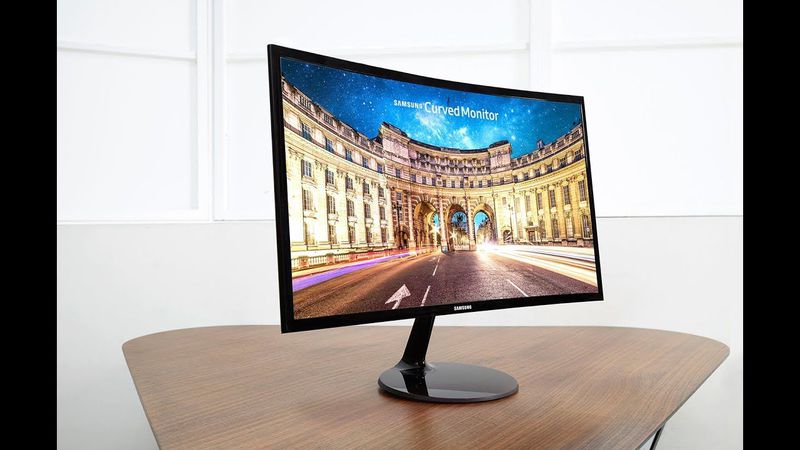 SAMSUNG 24" CF39 FHD Curved Monitor with FreeSync