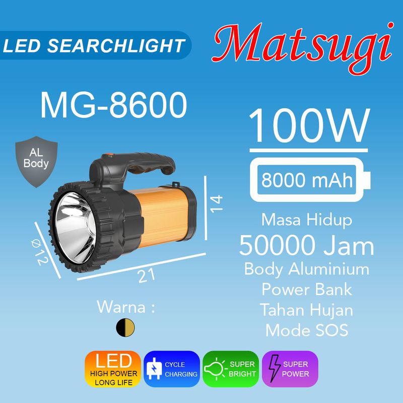 SENTER CHARGE MATSUGI MG-8600