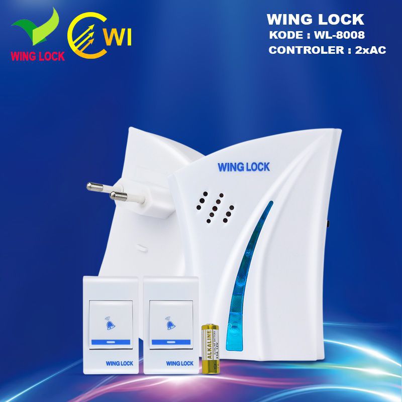 Wing Lock Intelligent Wireless Remote Control Doorbell