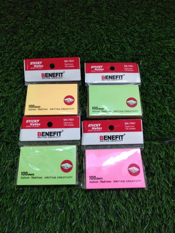 Sticky Note SN 7651 Benefit
