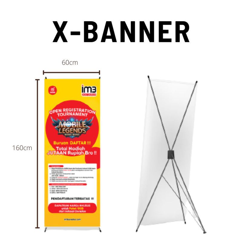 X BANNER / STANDING BANNR
