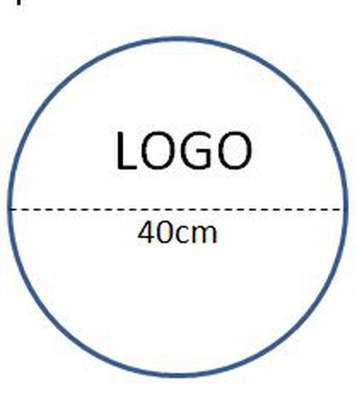 Logo perusahaan uk. 40cm