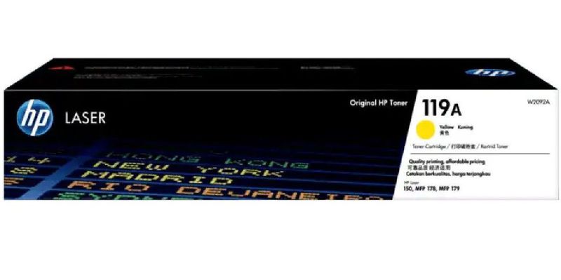 HP 119A - W2092A Yellow Laser Toner Cartridge
