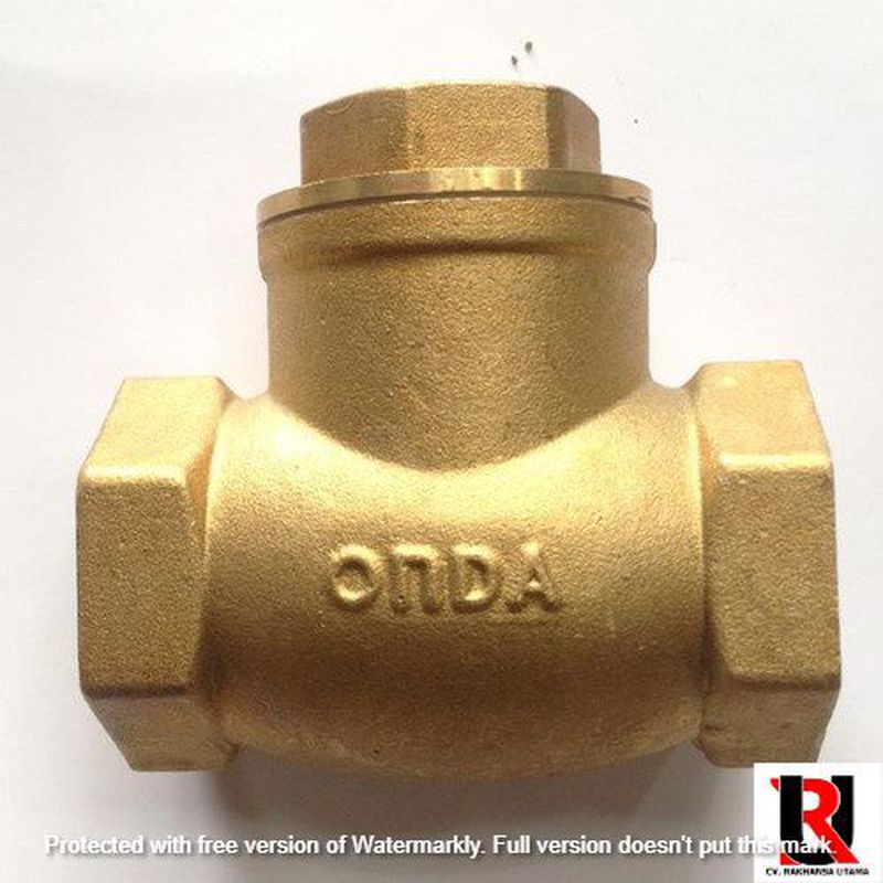 Cek Valve Kuningan 1 1/4"