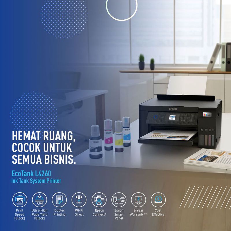 PRINTER EPSON ECOTANK L-4260 pengganti EPSON L-4160