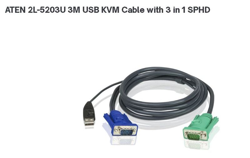 Kabel KVM Switch ATEN 2L-5205U 5M