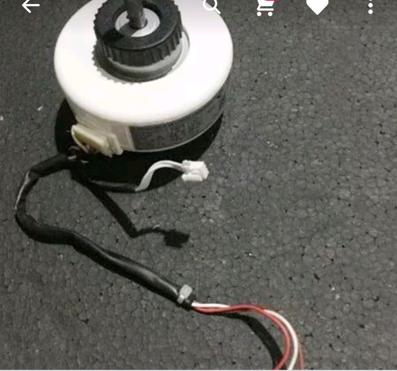 Motor fan indoor ac sharp
