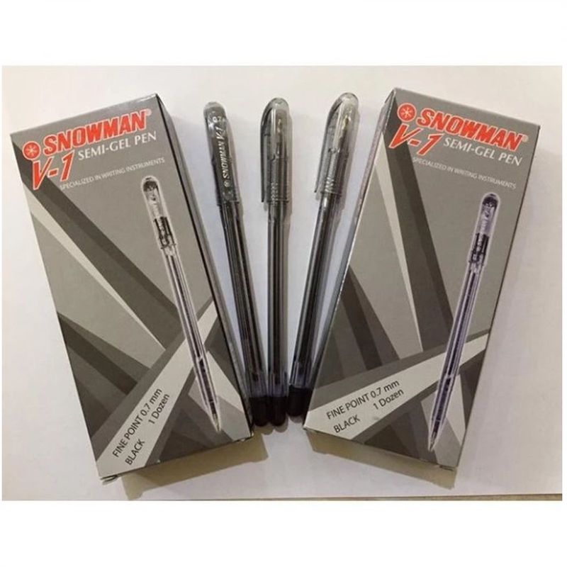 Ballpoint Snowman V1, Tinta Warna Hitam