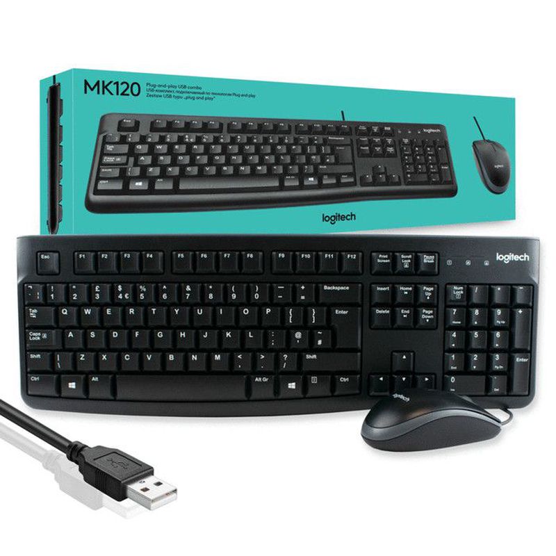 Mouse Keyboard MK120 USB