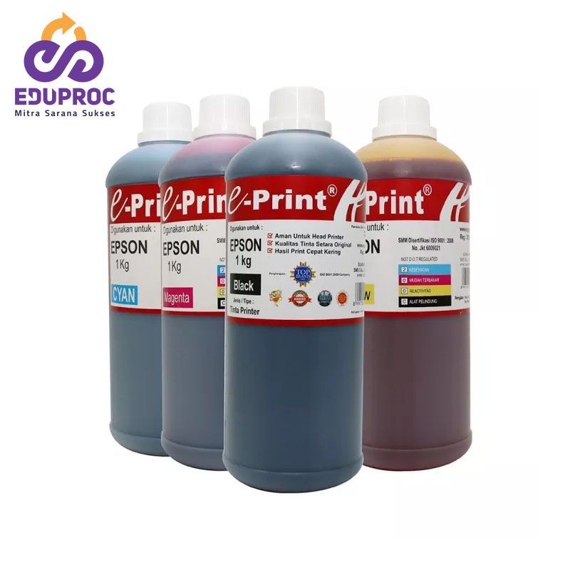 Tinta E-Print 1 Liter Warna Biru