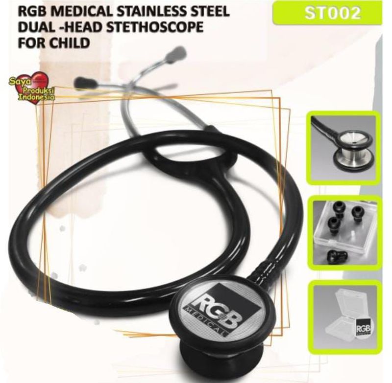 Stainless Steel Dual-Head Stethoscope for Child