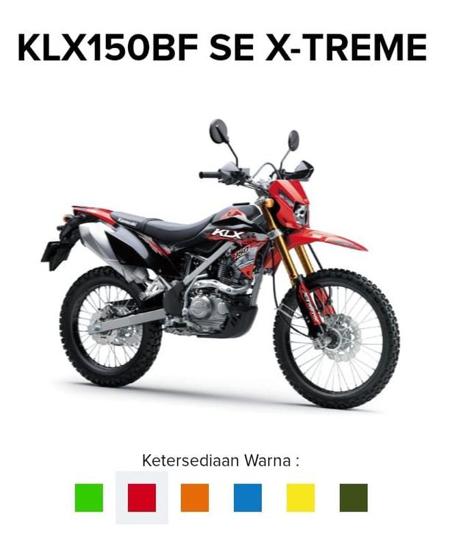 KLX 150 BF SE EXTREME - Kuning Muda