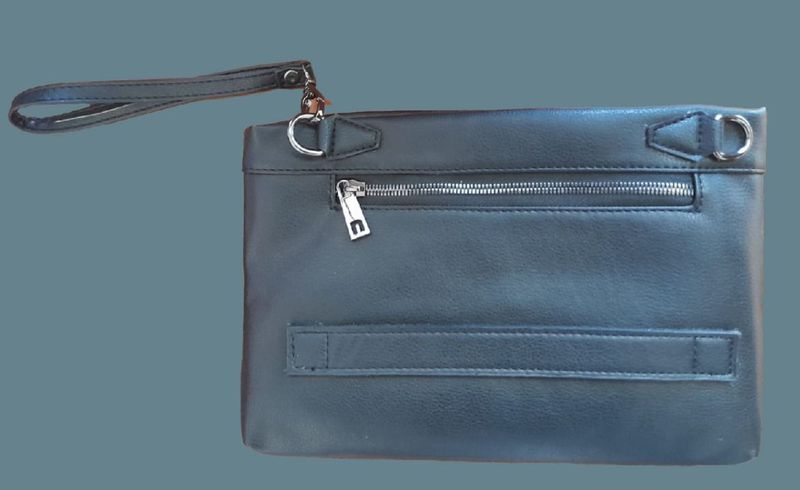 tas pouch - Cokelat Tua
