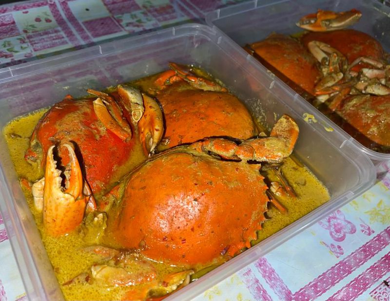 Kepiting Telur Kari