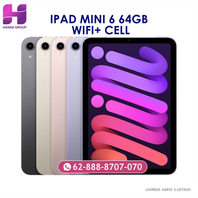 IPAD MINI 6 64GB WIFI+ CELL