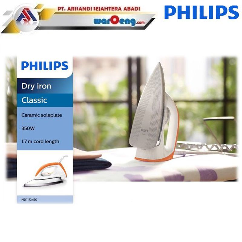 Dry Iron with Stand - PHILIPS HD1173