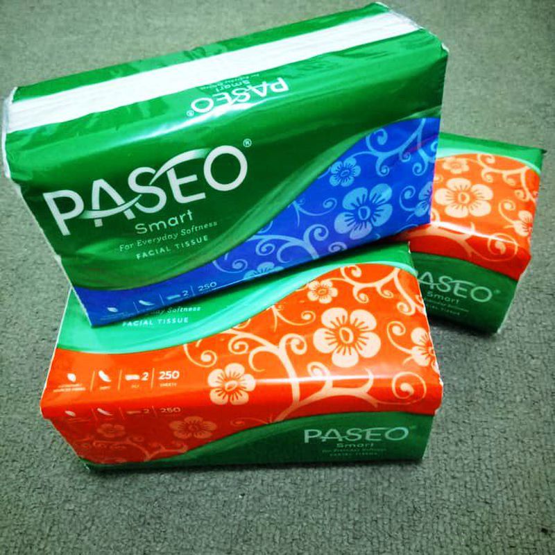 TISSUE PASEO 250 SHEET 2 PLY