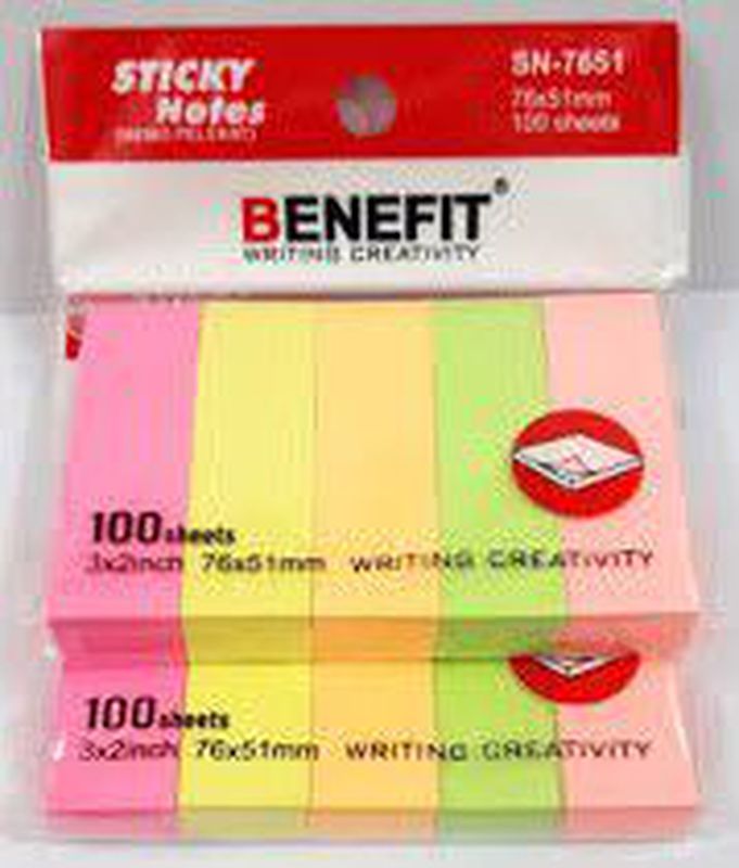 POST IT BENEFIT 5 WARNA