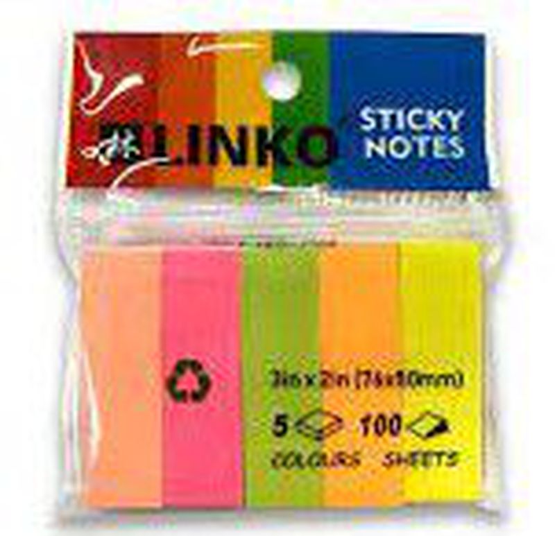 POST IT LINKO 5 WARNA