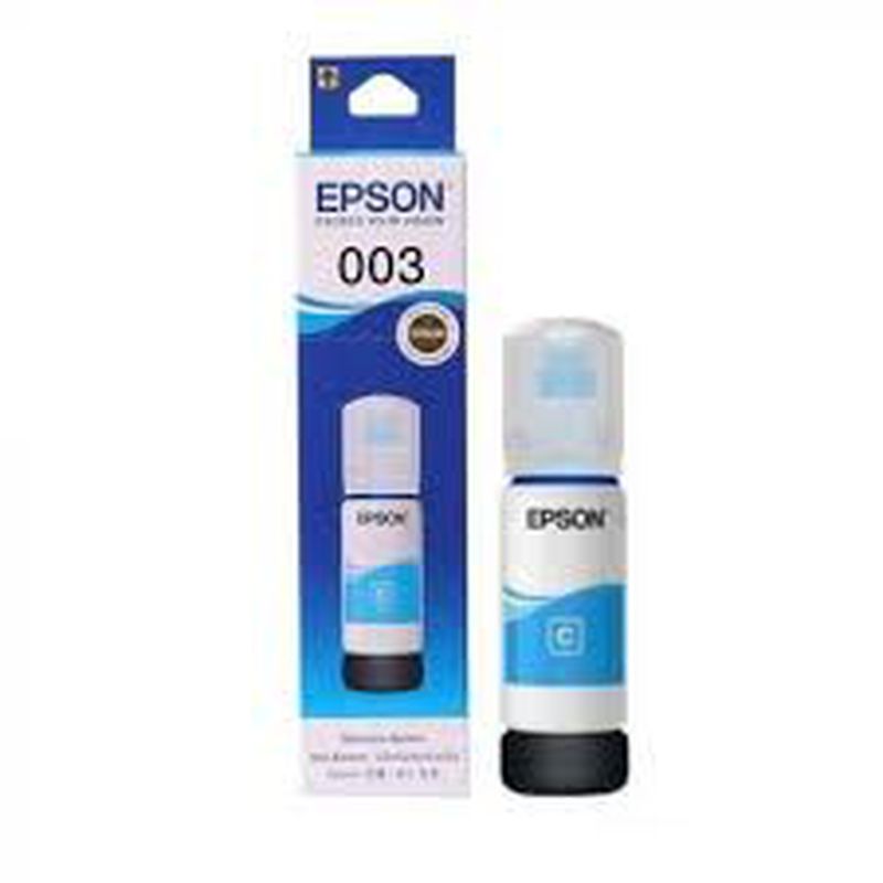Tinta Epson 003 Original refill Ink Printer L1210 L3210 L3250 L5290 - Biru