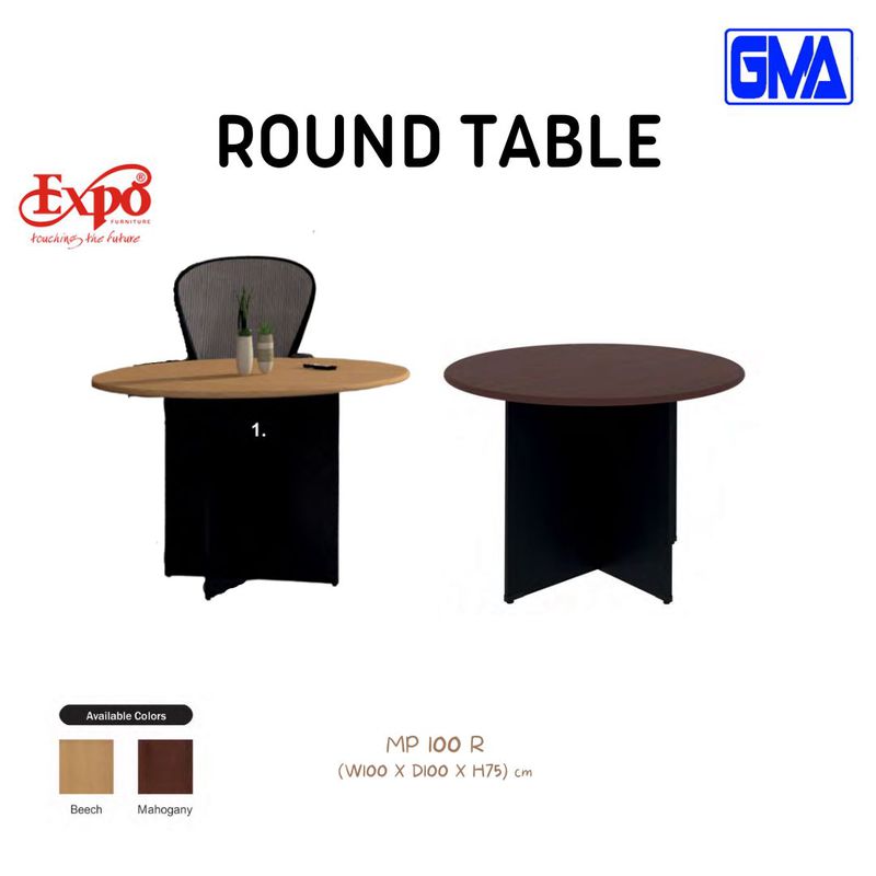 Meja Rapat Kantor/Round Meeting Table EXPO - MP-100R
