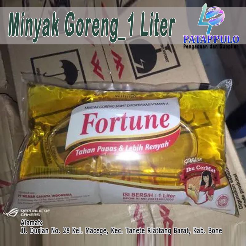 Minyak Goreng 1 Liter_FORTUNE