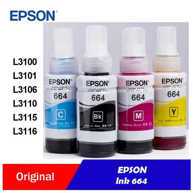 Tinta Refill Botol (Colour) EPSON 664