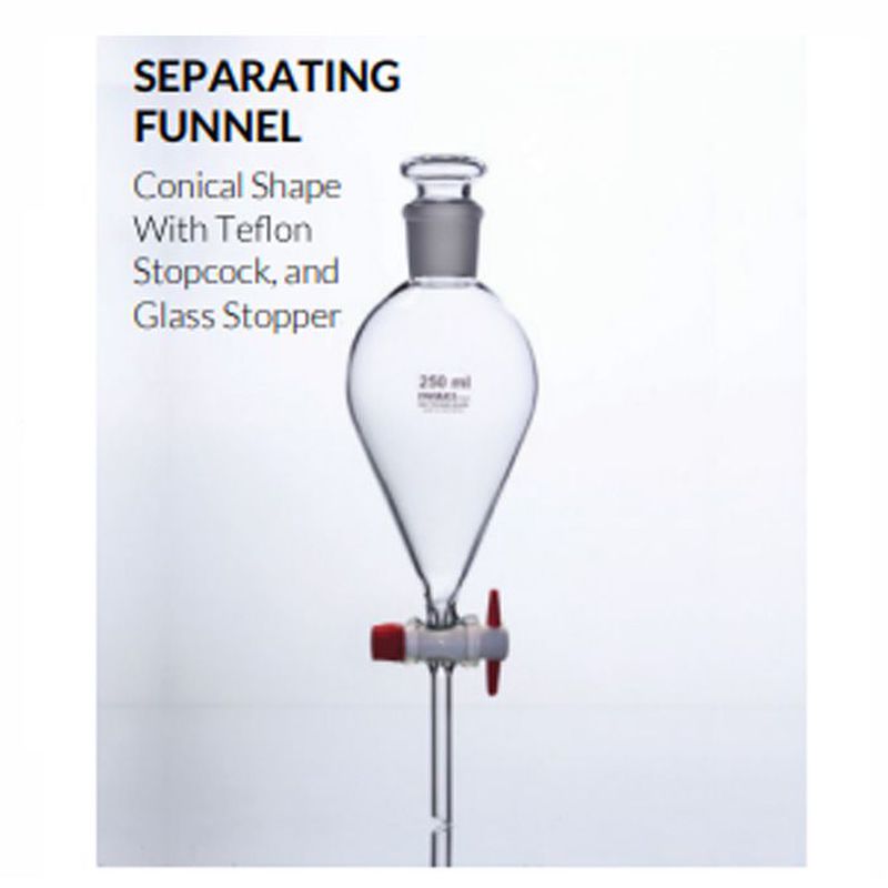 Iwaki Separating Funnel With Teflon Stopcock 50 ml - 6403FS50